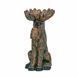 Design Toscano EU1380 Cabin Fever Moose Garden Statue, full color