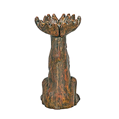 Design Toscano EU1380 Cabin Fever Moose Garden Statue, full color