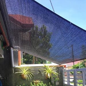 Abrotain Black Shade Cloth 10'x10' Sun Shade Sail Shade Cover Sunblock for Canopy Patio Awning Carport Garden Backyard