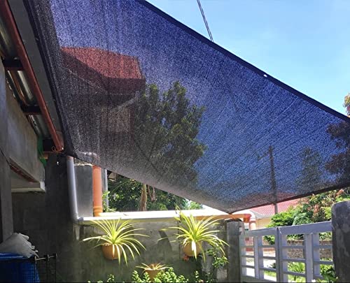 Abrotain Black Shade Cloth 10'x10' Sun Shade Sail Shade Cover Sunblock for Canopy Patio Awning Carport Garden Backyard