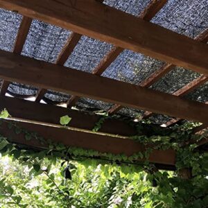 Abrotain Black Shade Cloth 10'x10' Sun Shade Sail Shade Cover Sunblock for Canopy Patio Awning Carport Garden Backyard