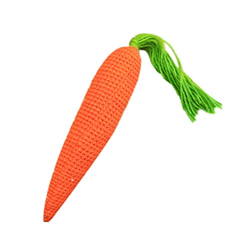 IBTOM CASTLE Crochet Bunny Rabbit Costume &Carrot for Newborn Photography Props Knit Infant Baby Animal Hat Cap for Photo Shoot Hat + Shorts + Carrot One Size