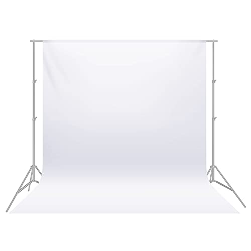 Neewer 10 x 20FT / 3 x 6M PRO Photo Studio 100% Pure Muslin Collapsible Backdrop Background for Photography,Video and Televison (Background ONLY) - WHITE