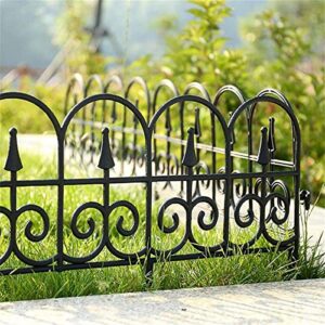 Garden Fence, 10 Pack Decorative No Dig Fencing 20ft (L) x 13in (H) Rustproof Landscape Folding Fence Panel Border Decor Picket Flower Edging for Outdoor Patio Yard Landscape