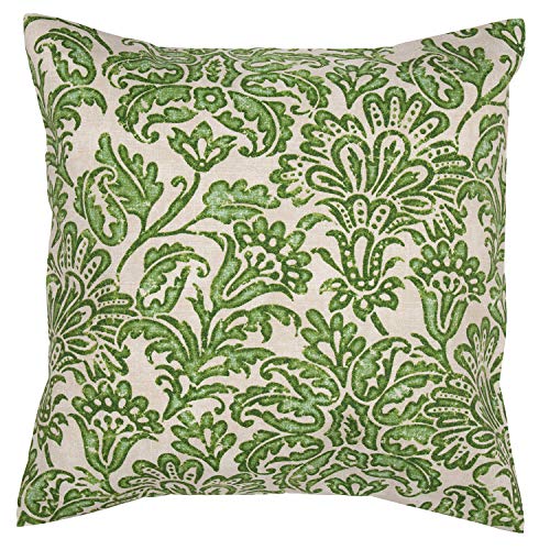 Decorative Things Outdoor Pillows for Patio Furniture Made of Tommy Bahama Fabric Green Batik Pillow Cover 18" x 18" Set of 2