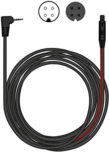 REDTIGER 33Feet Backup Camera Extension Cord Cable for Dash Cam(4 pin,2.5mm)