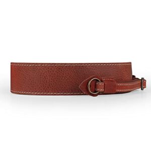 MegaGear MG1515 Sierra Series Genuine Leather Camera Shoulder or Neck Strap - Brown Compact