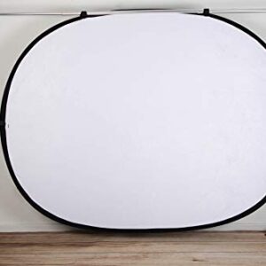 Kate 5x6.5ft White Pop Up Backdrops Gray Collapsible Backdrops for Photography Double Sided Portable Background for Video Shooting