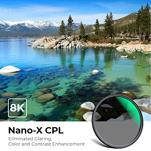 82mm Circular Polarizers Filter, K&F Concept 82MM Circular Polarizer Filter HD 28 Layer Super Slim Multi-Coated CPL Lens Filter (Nano-X Series)