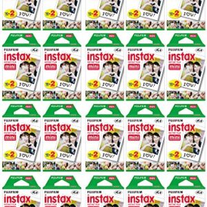 Fujifilm Instax Mini Instant Film (20 Twin Packs, 400 Total Pictures) for Instax Cameras