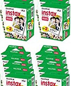 Fujifilm Instax Mini Instant Film (20 Twin Packs, 400 Total Pictures) for Instax Cameras