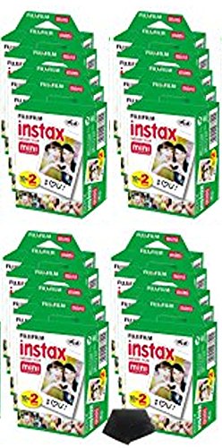 Fujifilm Instax Mini Instant Film (20 Twin Packs, 400 Total Pictures) for Instax Cameras