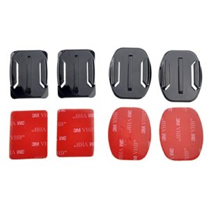 AxPower 16 PCS Helmet Adhesive Pads Sticker Flat Curved Mounts Accessories kit for GoPro Hero 8 7 6 5 4 3+ 3