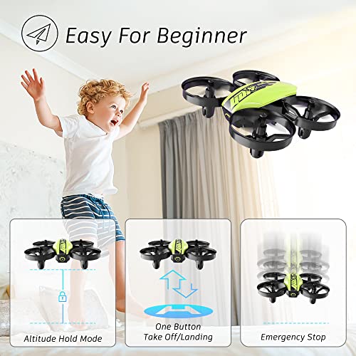 Cheerwing U46S Mini Drone for Kids Beginners, Upgraded Indoor Nano Quadcopter with 3 Batteries, Headless Mode, Remote Control, Great Gift Toy for Boys and Girls