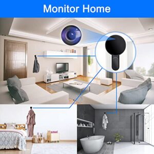 CENGFERDER-JR 64GB Hidden Camera Spy Camera HD 1080P Mini Spy Camera Clothes Hook Nanny Cam, Small Hidden Camera Security Camera with Motion Detection for Home/Office/NoAPP