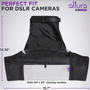 Altura Photo Professional Camera Rain Cover for Canon Nikon Sony DSLR & Mirrorless Cameras - Altura Photo Camera Accessories for Photography Rain Gear