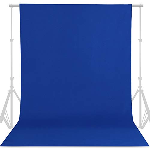 GFCC 6FT x 10FT Royal Blue Backdrop Background Blue Photo Background Photography Backdrop for Photoshoot Screen for Video Recording Picture