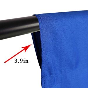 GFCC 6FT x 10FT Royal Blue Backdrop Background Blue Photo Background Photography Backdrop for Photoshoot Screen for Video Recording Picture