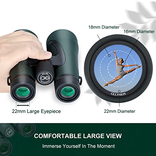 10X42 Professional HD Binoculars for Adults with Phone Adapter, High Power Binoculars with BaK4 prisms, Super Bright Lightweight & Waterproof Binoculars Perfect for Bird Watching, Hunting, Stargazing