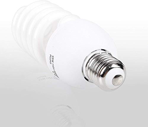 SLOW DOLPHIN Photo CFL Full Spectrum Light Bulb, 45W 5500K CFL Daylight Photography Photo Video Studio Lighting