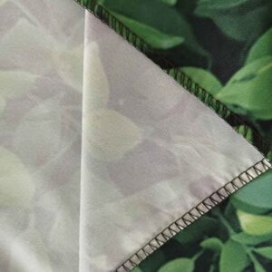 Msocio 10x8ft Durable Polyester Fabric Spring Greenery Leaves Grass Nature Photography Backdrop for Birthday Wedding Safari Dinosaur Baby Shower Party Decorations Background Portrait Photo Booth