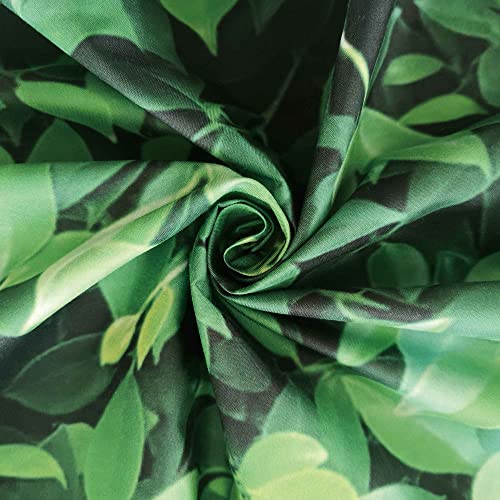 Msocio 10x8ft Durable Polyester Fabric Spring Greenery Leaves Grass Nature Photography Backdrop for Birthday Wedding Safari Dinosaur Baby Shower Party Decorations Background Portrait Photo Booth