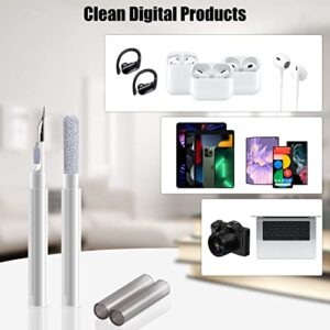 Cleaning Pen for Airpods, [3-in-1] ELECGO Multi-Function Cleaner Kit Cleaning Pen with Soft Brush Flocking Sponge, Cleaning Tools for Bluetooth Earphones Case, Phone, Laptop, Lego