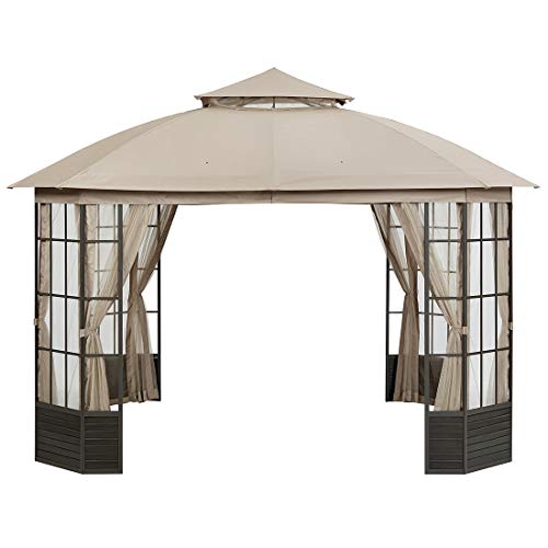 Garden Winds Replacement Canopy Top Cover for The Lake Charles Gazebo - 350