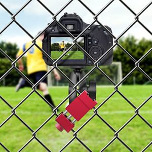 KOQEIEY Upgraded Fence Mount - iPhone Fence Mount Compatible with GoPro11 10 9 8 7, Phone, Mevo Start and Other Action Cameras for Softball, Tennis, Baseball, Football, Net/Chain Link Games Recording