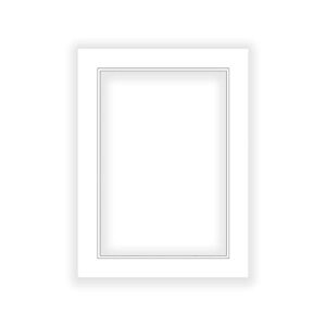 8×10 mat for 6×8 photo – precut white on white double mat picture matboard for frames measuring 8 x 10 inches – bevel cut matte to display art measuring 6 x 8 inches – acid free one mat