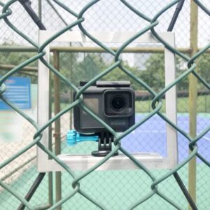 Matare Fence Mount - Fence Mount for GoPro Smartphones, to a Chain Link Fence for Recording Baseball,Softball and Tennis Games