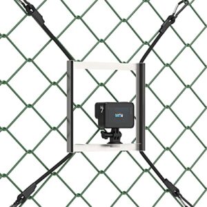 Matare Fence Mount - Fence Mount for GoPro Smartphones, to a Chain Link Fence for Recording Baseball,Softball and Tennis Games