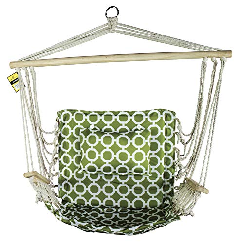 BACKYARD EXPRESSIONS PATIO · HOME · GARDEN 914914 Hammock Hanging Provides The Ultimate Comfort and Chair Appeals to All Ages, Meadow Rings