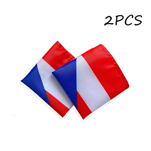 TSMD Puerto Rico Garden Flag Puerto Rican Flags Double Sided Outdoor Yard Decorative,12"x 18",2 Pack