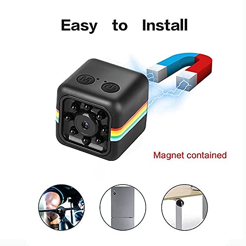 Mini Hidden WiFi Wireless Camera,Tony Spy 1080P Camera Home Security Camera,Night Vision Indoor/Outdoor Small Camera Record Dog Pet Camera for Mobile Phone Applications in Real Time