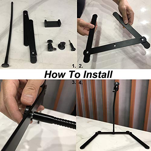 Photo Copy Pico Projector Stand Adjustable Teaching Online Stand Flexible Pipe Mount for Live Streaming Online Video Baking Crafting Demo and Draw Recording