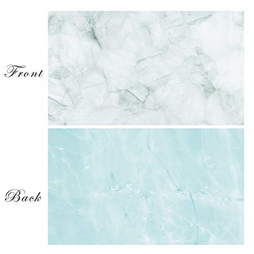 Flat Lay Backdrops Marble Photography Backgrounds Paper 3 Pack Kit 22x34Inch/ 56x86cm Double Sided Photo Props Rolls for Food Product Jewelry Tabletop Blog Pictures, 6 Pattern…