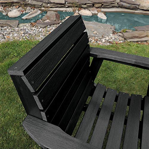 Highwood AD-CHGW1-BKE Weatherly Garden Chair, Black