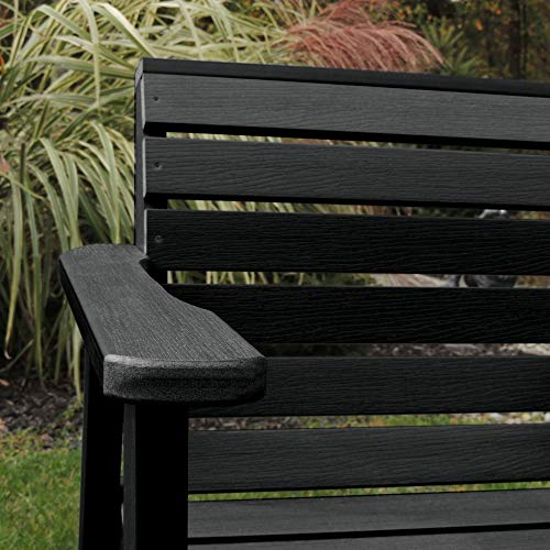 Highwood AD-CHGW1-BKE Weatherly Garden Chair, Black