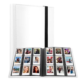 432 pockets photo album for fujifilm instax mini camera, polaroid snap pic-300 z2300 instant camera, 2×3 photo album book for fujifilm instax mini 11 12 9 evo 90 70 40 8 7 liplay instant camera(white)