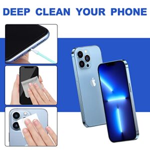 Cell Phone Cleaning Kit, Speaker Cleaner for iPhone, Charging Port Cleaning Tool, Electronic Cleaning kit, Compatible with Airpods Earbuds Camera USB C Lightning Port ipad (140PCS)