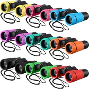 9 pack kid binoculars shockproof mini compact binoculars gifts for 3-12 years boys girls folding small telescope binoculars for kids bird watching camping outdoor play, 9 colors