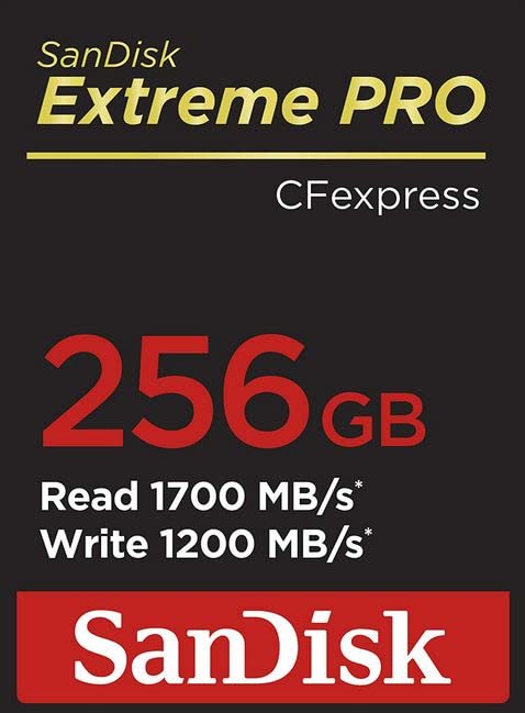 SanDisk 256GB Extreme PRO CFexpress Card Type B - SDCFE-256G-GN4NN