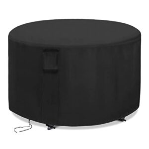 jungda patio furniture covers round,32 inch outdoor round table cover waterproof,round patio furniture cover for all weather resistant – 32 x 28 inch