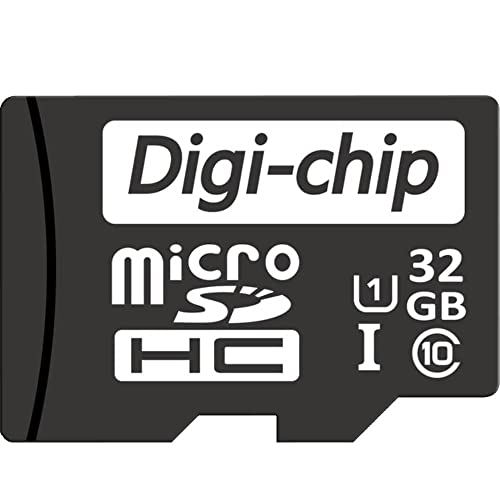 Digi-Chip 32GB Micro-SD Memory Card UHS-1 High Speed for Amazon Fire 7, Fire 7 Kids, Amazon Fire HD8, HD8 Kids, Fire HD10, Fire HD 10 Kids Tablet PC