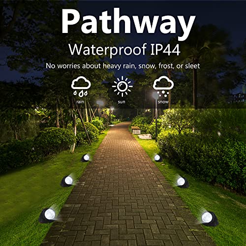 Dynaming 3 Pack Outdoor Solar Rock Lights, Solar Powered Garden Decorative Stone Lights Waterproof LED Landscape Spotlight for Lawn, Ground, Driveway, Yard, Patio, Pathway, Walkway