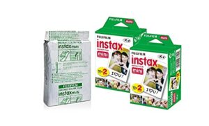 fujifilm instax mini instant film, 10 sheets×5 pack(total 50 shoots) [bulk packaging]