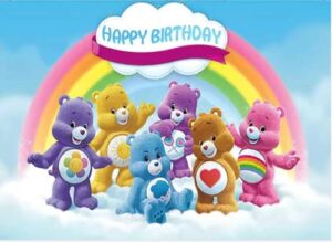 cartoon bear birthday party decoration theme party backdrop cartoon party background children birthday party photo background photography banner birthday party decoration 5x3ft