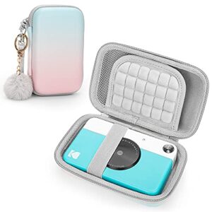 yinke case for kodak printomatic/smile/mini 2 hd/smile portable instant photo printer, travel carry case protective cover (gradient)