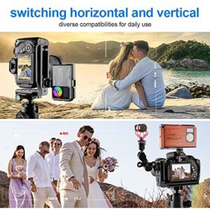 DSLR Camera L Bracket Quick Release Plate Vertical Horizontal Switching Tripod Quick Release Plate Compatible with Canon Nikon Sony DJI Osmo Ronin Zhiyun Stabilizer Tripod Monopod